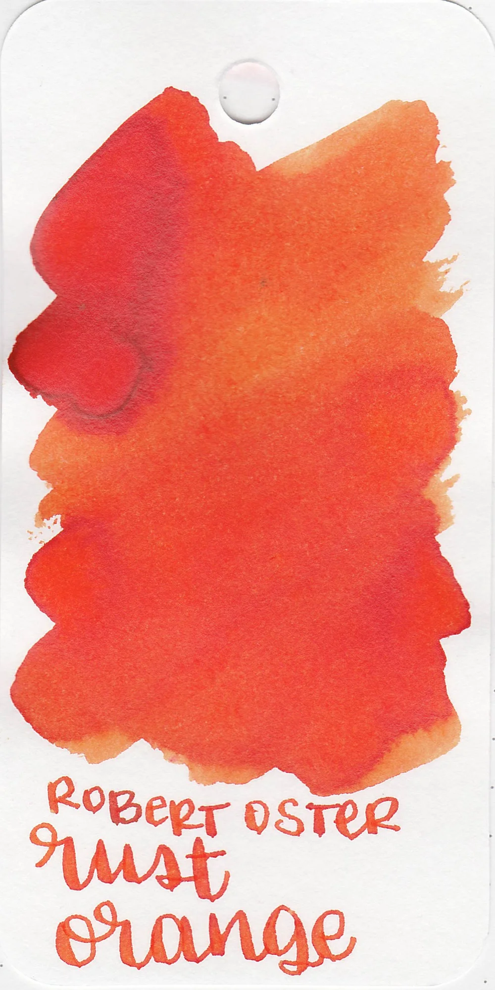Ink Review #2582: Robert Oster Rust Orange — Mountain of Ink