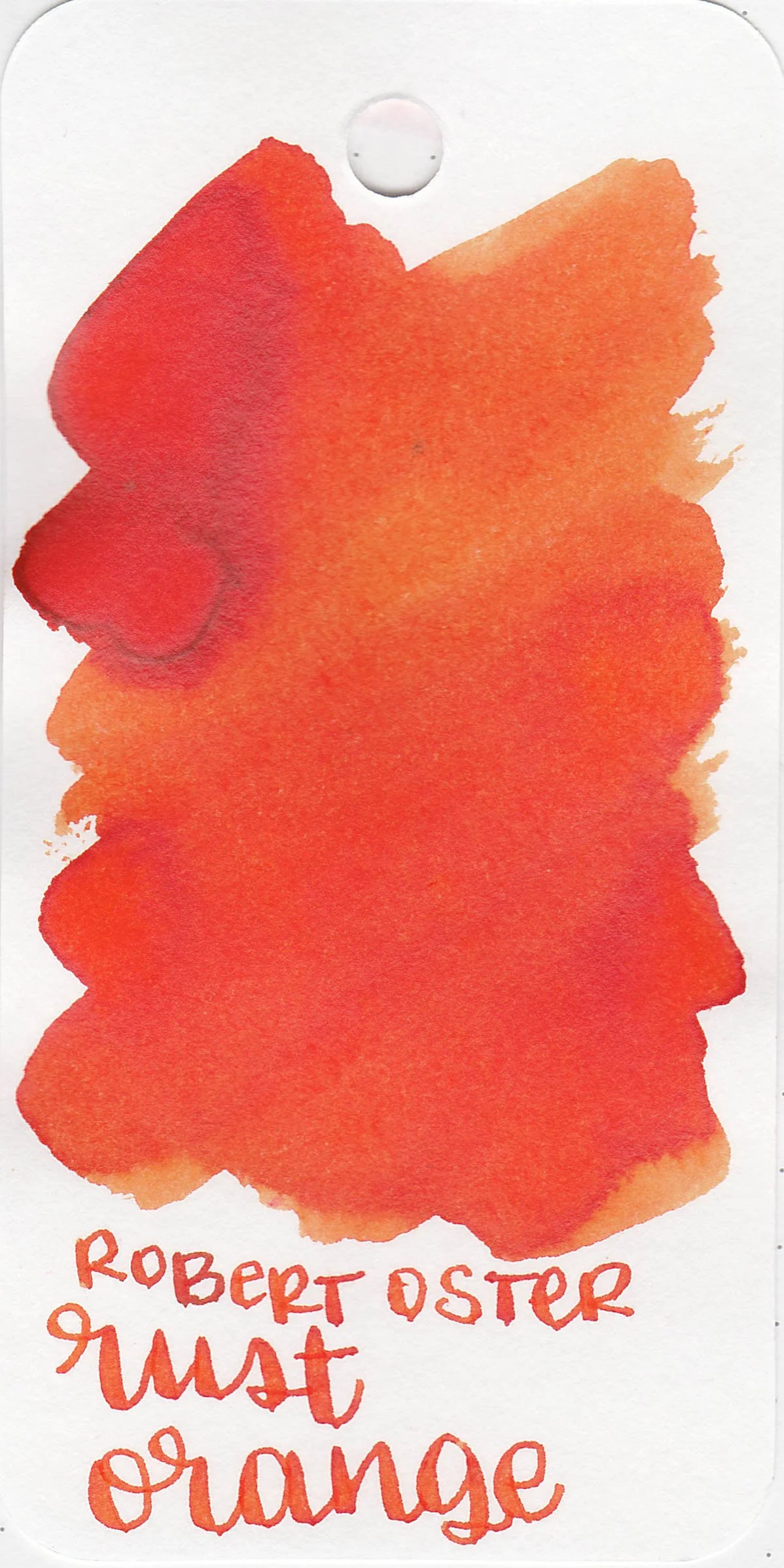 Ink Review #2582: Robert Oster Rust Orange — Mountain of Ink