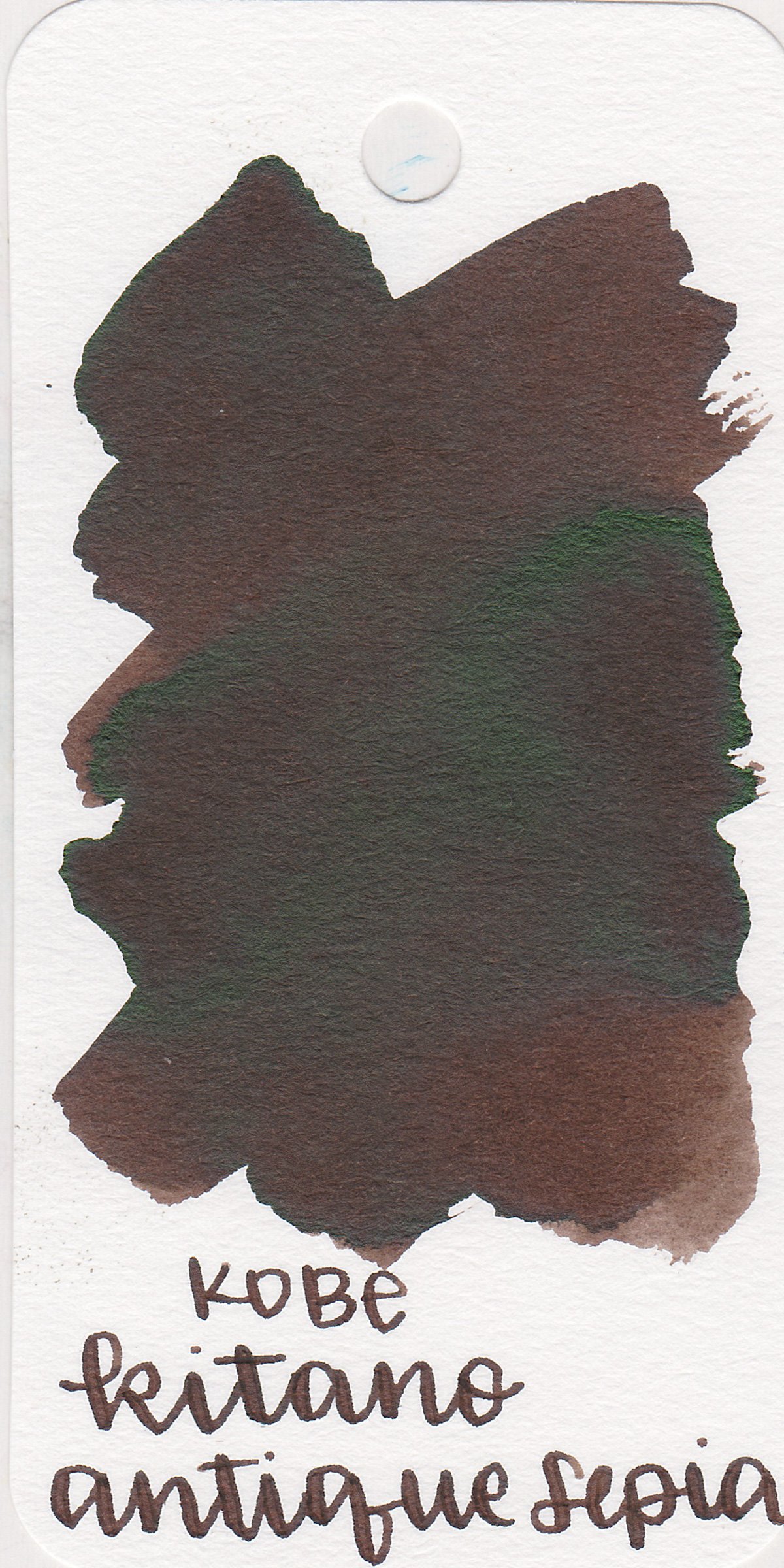 Ink Review #1949: Kobe Kitano Antique Sepia — Mountain of Ink