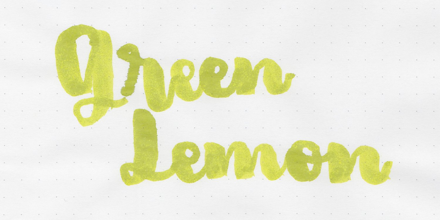 Ink Review #2044: J Herbin Green Lemon — Mountain of Ink