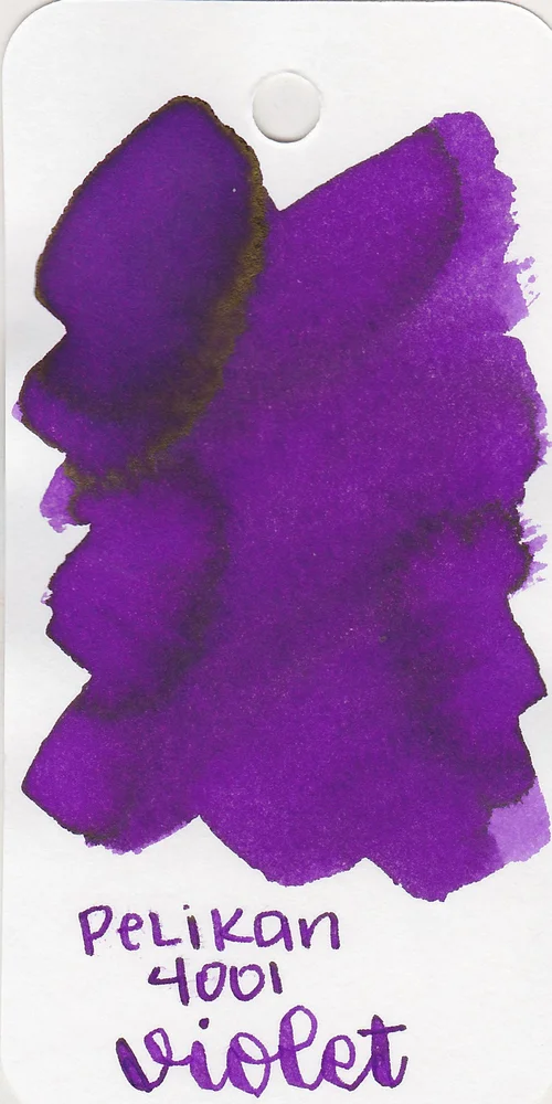 Ink Review #2499: Pelikan 4001 Violet — Mountain of Ink