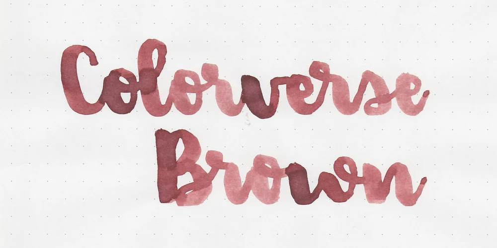 Ink Review #2318: Colorverse Brown — Mountain of Ink