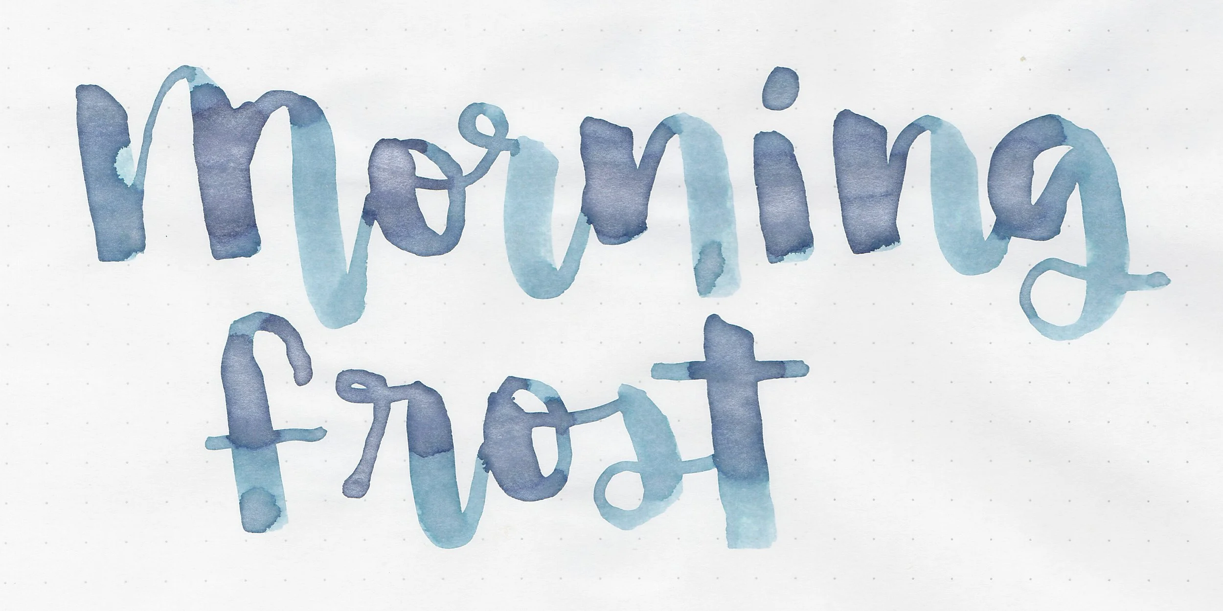 Ink Review #2487: Van Dieman's Morning Frost — Mountain of Ink