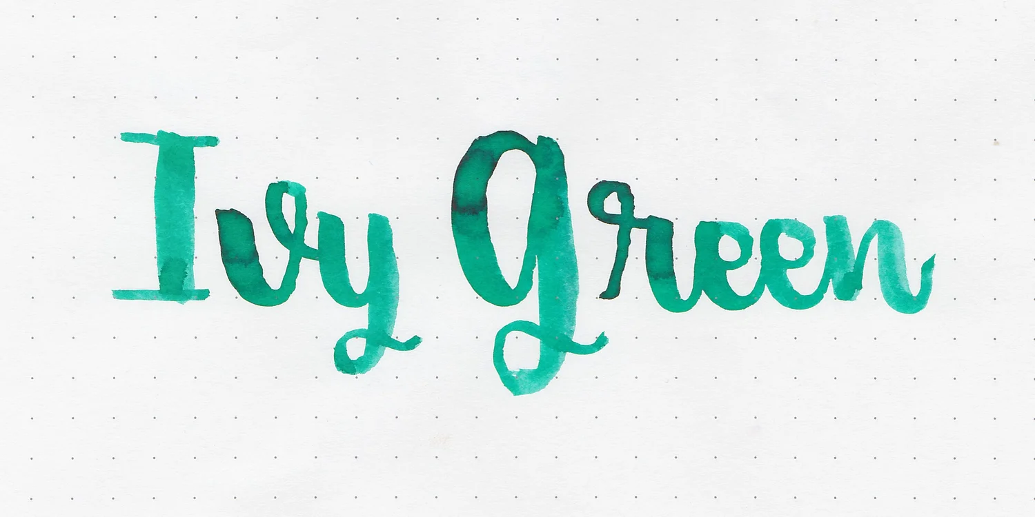 Ink Review #2530: Papier Plume Ivy Green — Mountain of Ink