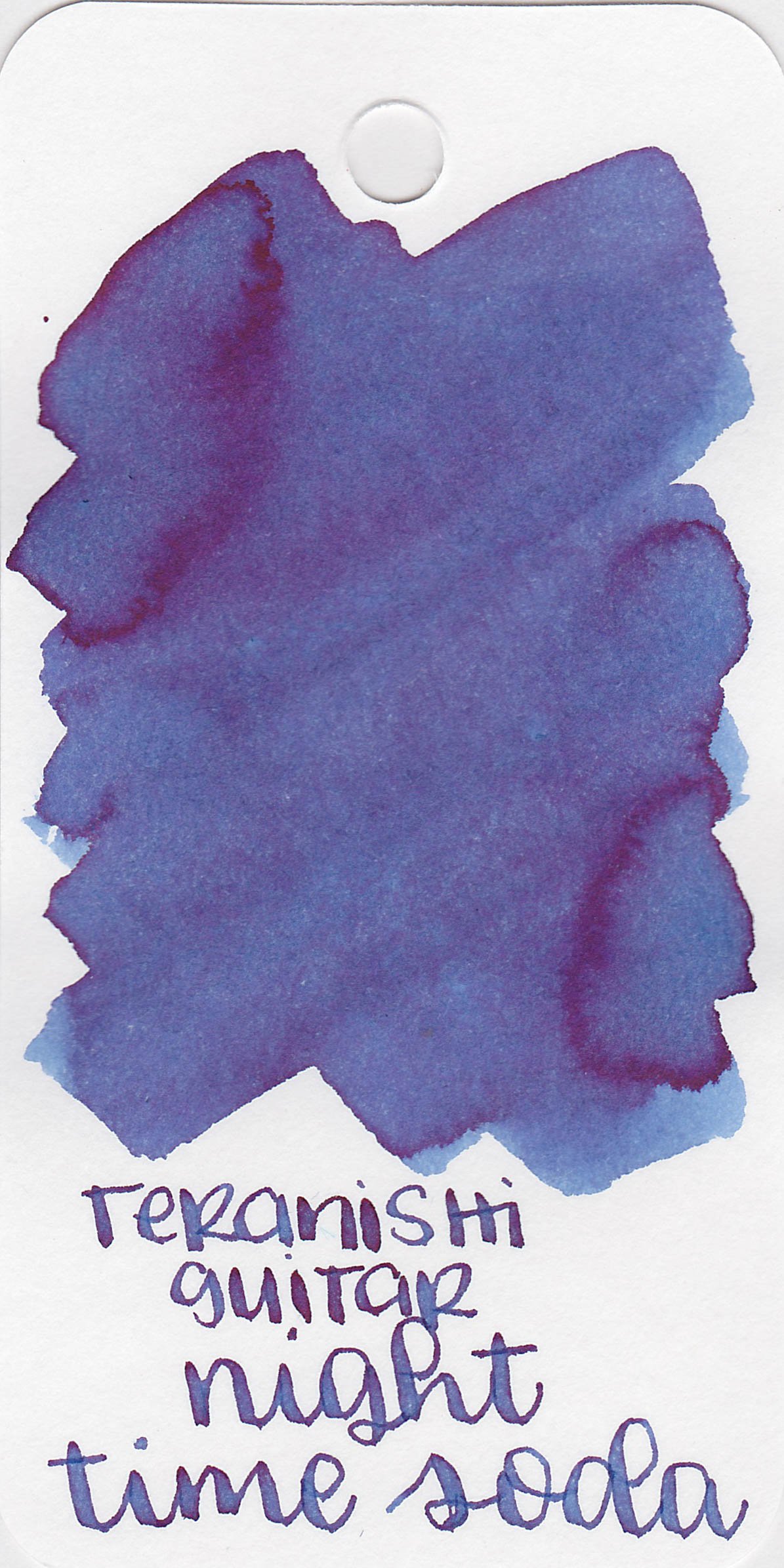 Ink Review #2730: Teranishi Guitar Night Time Soda — Mountain of Ink