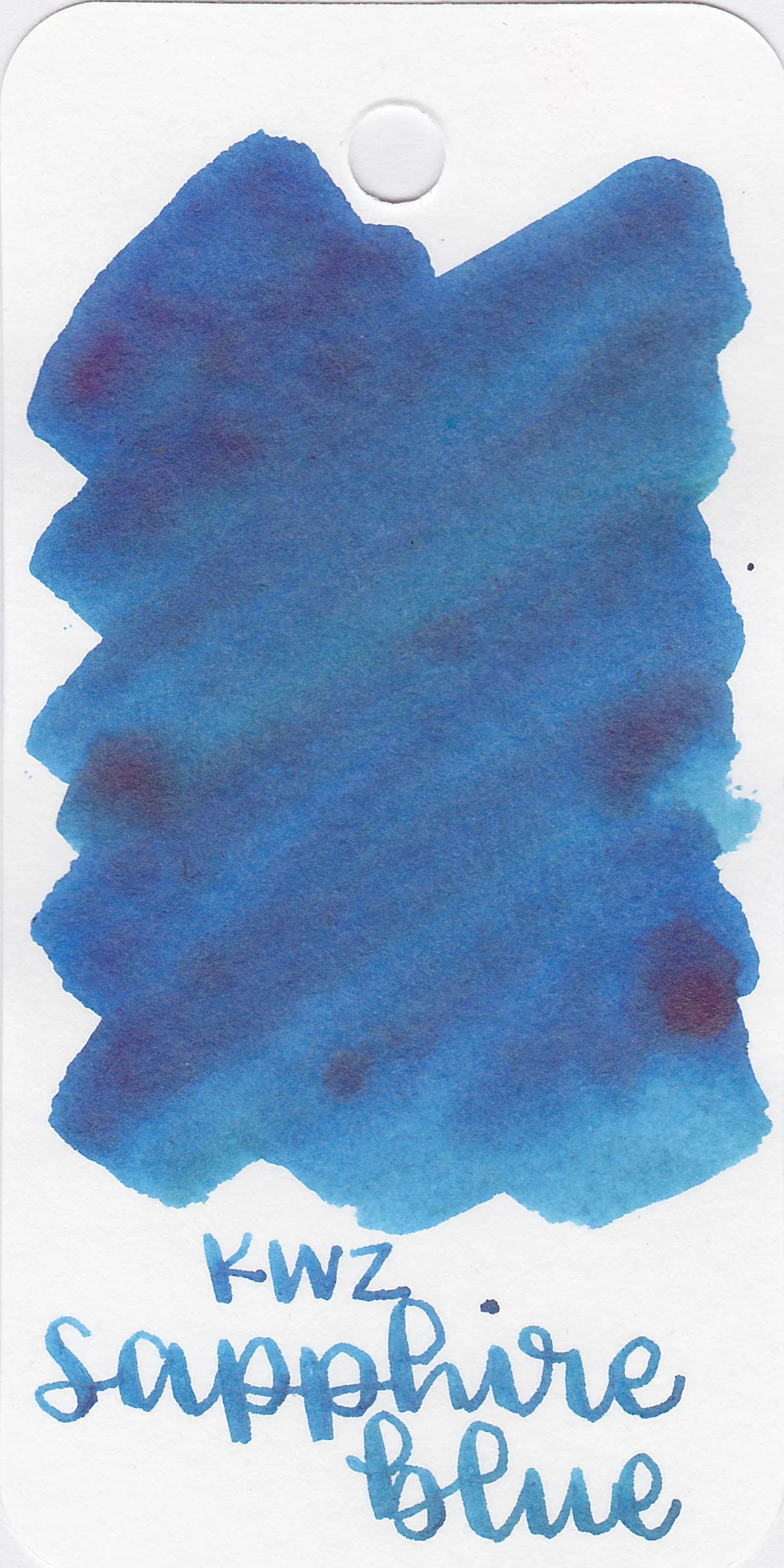 Ink Review #2598: KWZ Sapphire Blue — Mountain of Ink