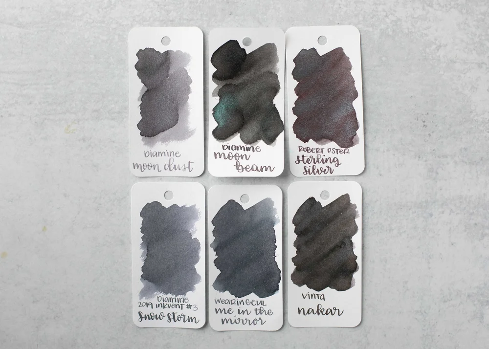 Diamine Inkvent 2023 Days 6-10 — Mountain of Ink