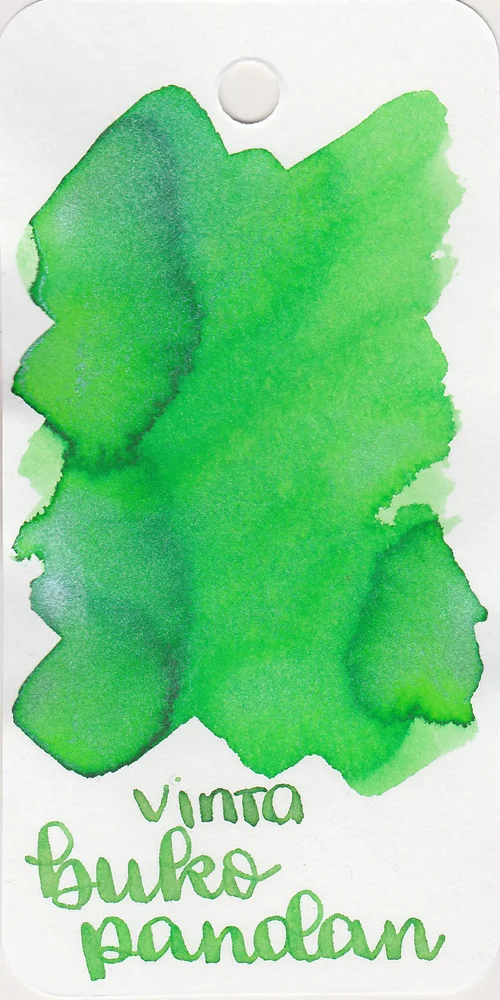 Ink Review #2515: Vinta Yuletide Green - Buko Pandan 1854 — Mountain of Ink