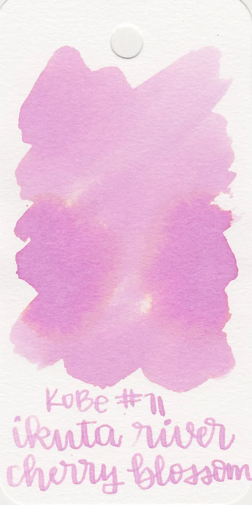 Ink Review #1746: Kobe 71 Ikuta River Cherry Blossom — Mountain of Ink