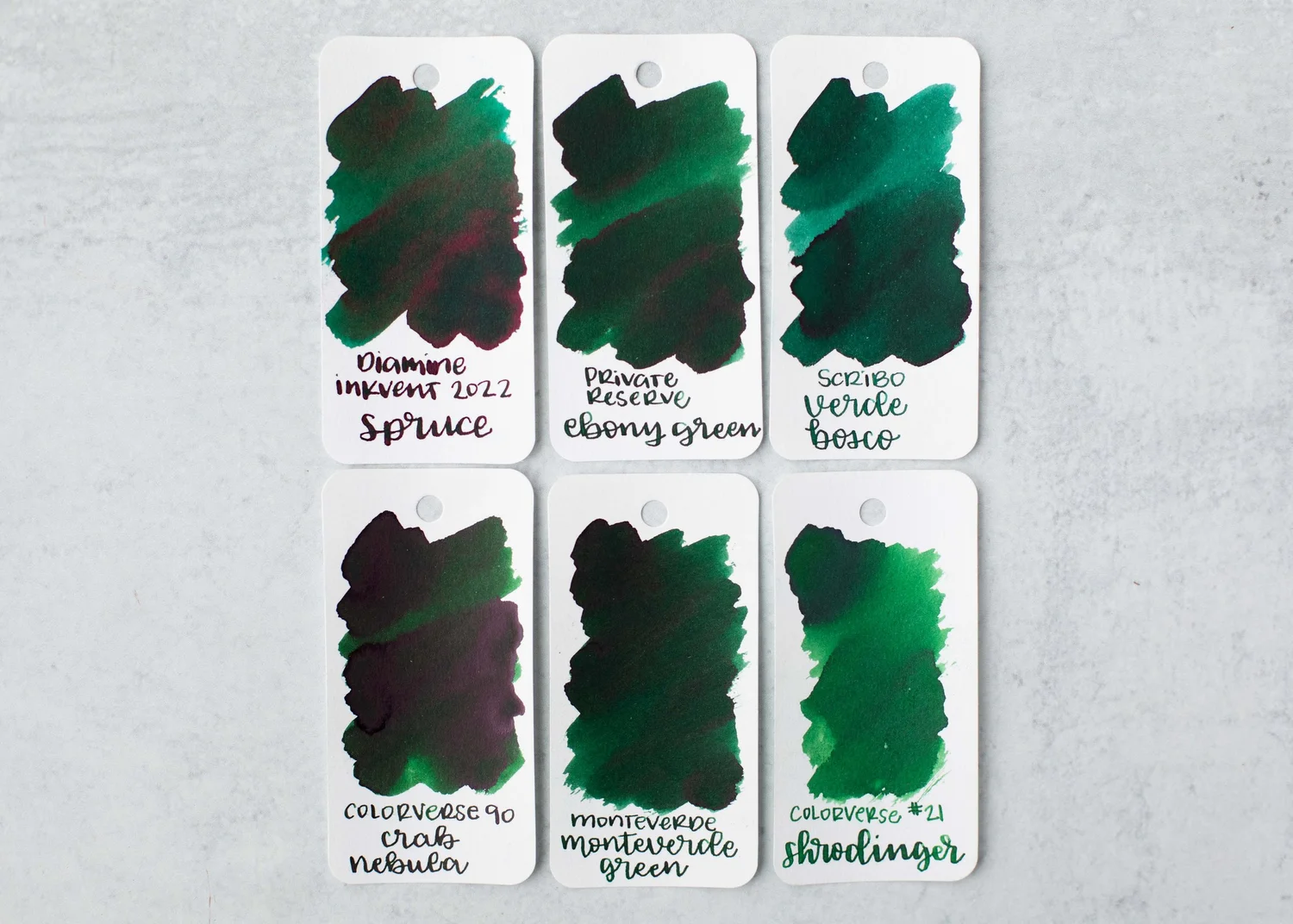 Ink Review #2112: Private Reserve Ebony Green — Mountain of Ink