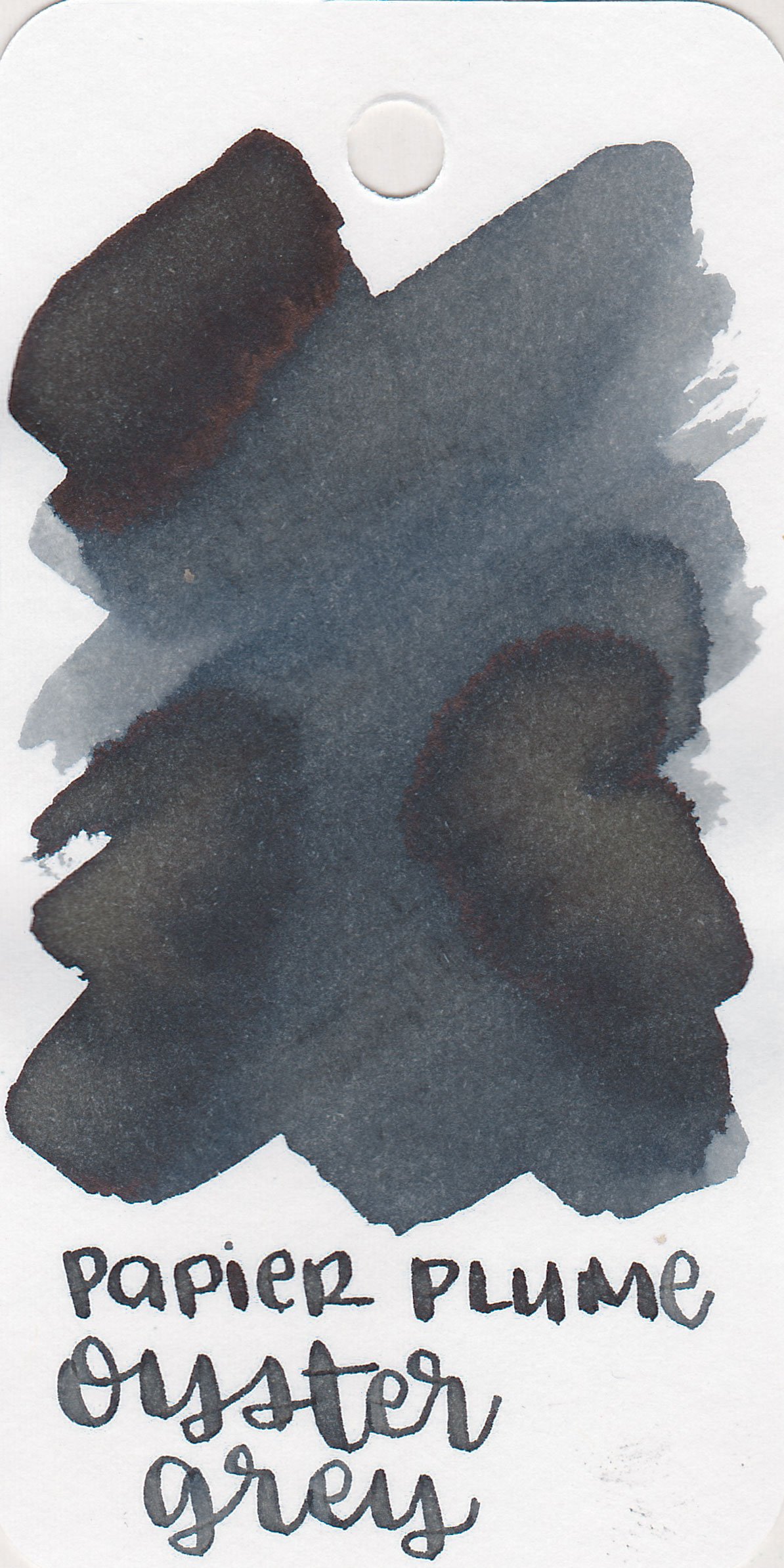Ink Review #2591: Papier Plume Oyster Grey — Mountain of Ink