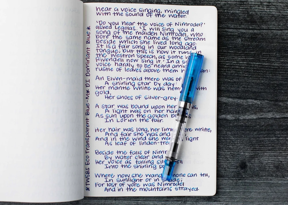 Ink Review #2193: Dominant Industry Dominant Blue — Mountain of Ink