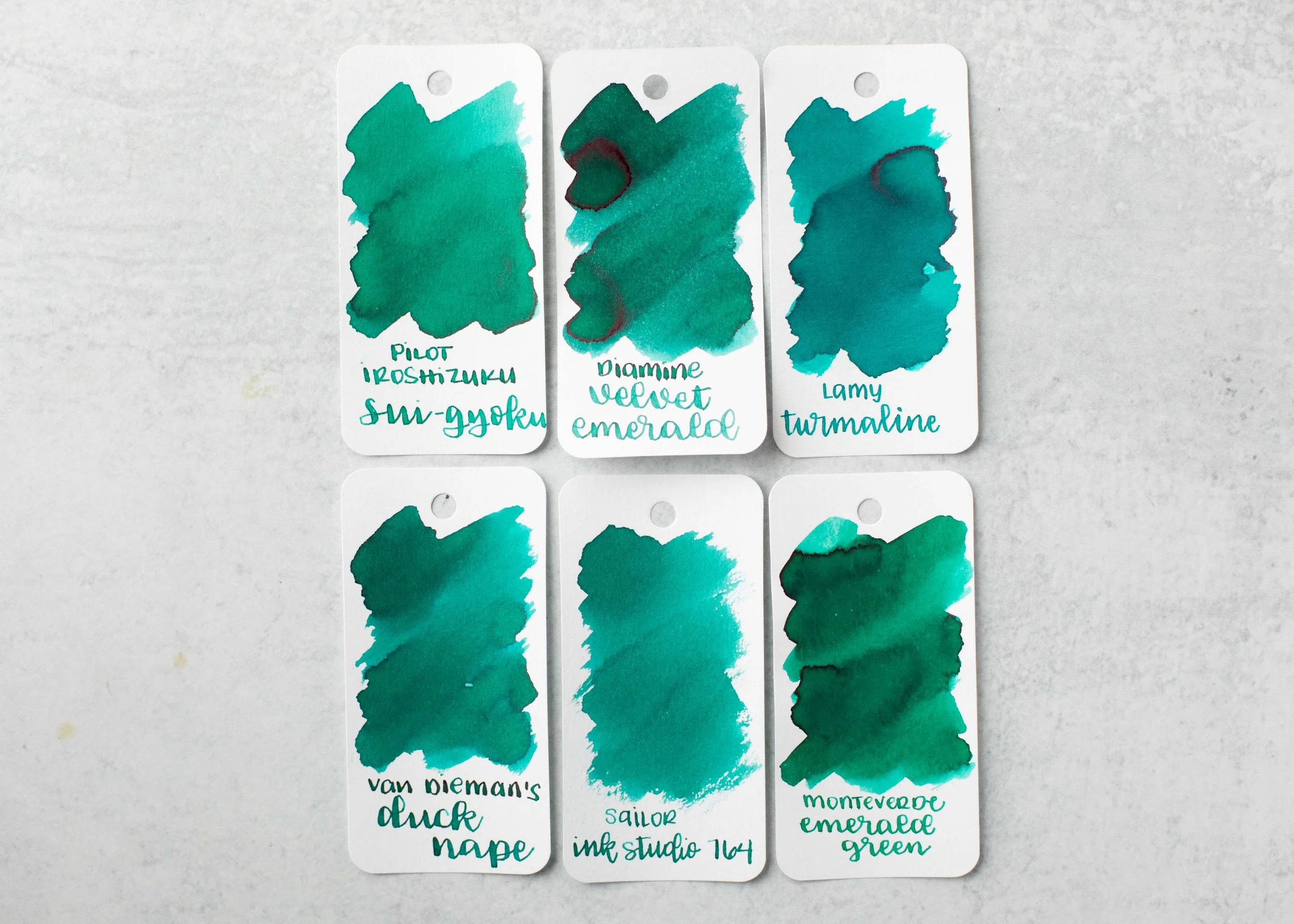 Diamine Inkvent 2023 Days 6-10 — Mountain of Ink