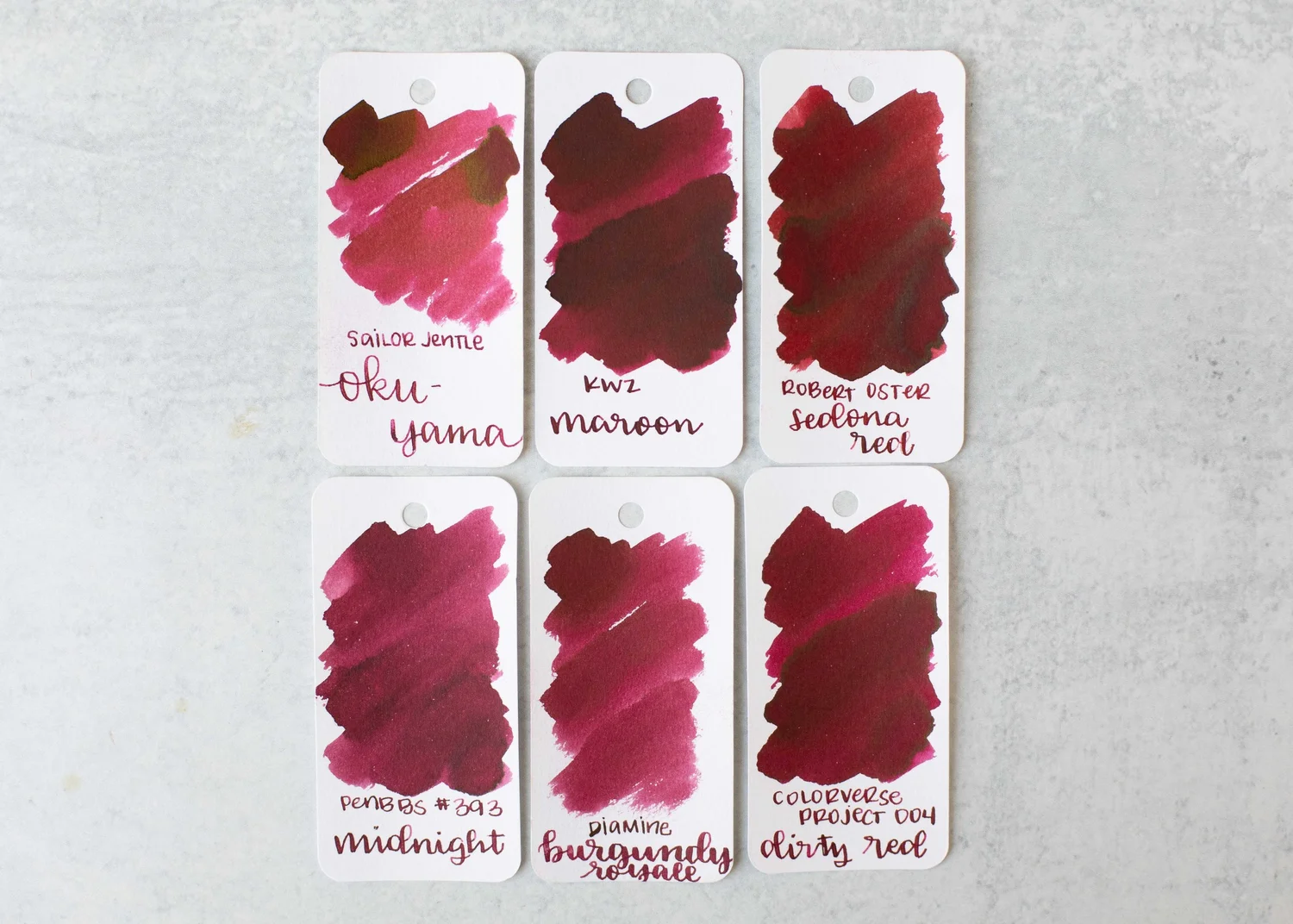 Ink Review #2274: KWZ Maroon — Mountain of Ink