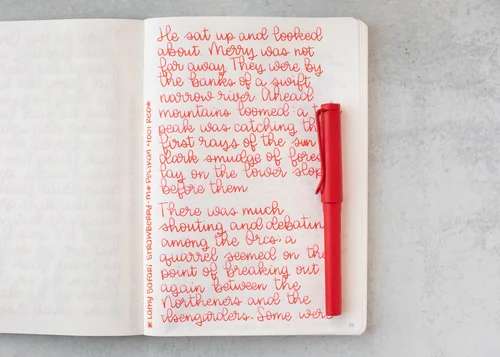 Ink Review #2497: Pelikan 4001 Brilliant Red — Mountain of Ink