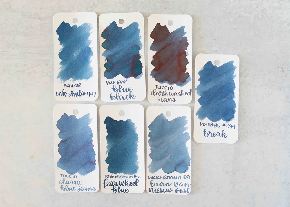 Ink Review #2560: Parker Quink Blue Black — Mountain of Ink