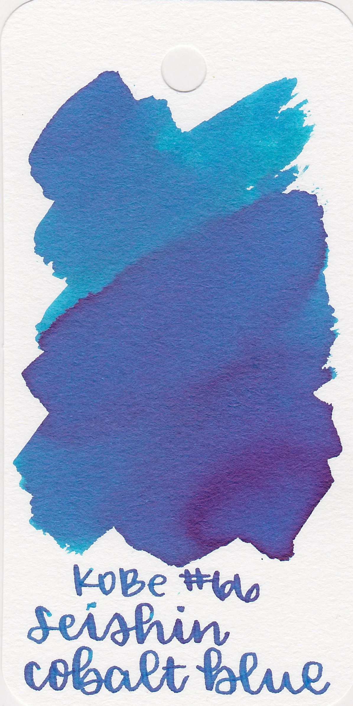 Ink Review #1737: Kobe 66 Seishin Cobalt Blue Sky — Mountain of Ink