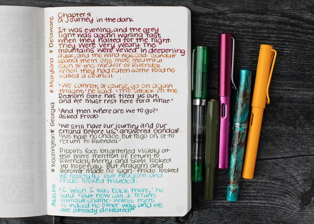 Sailor 50 States Part 2 — Mountain of Ink