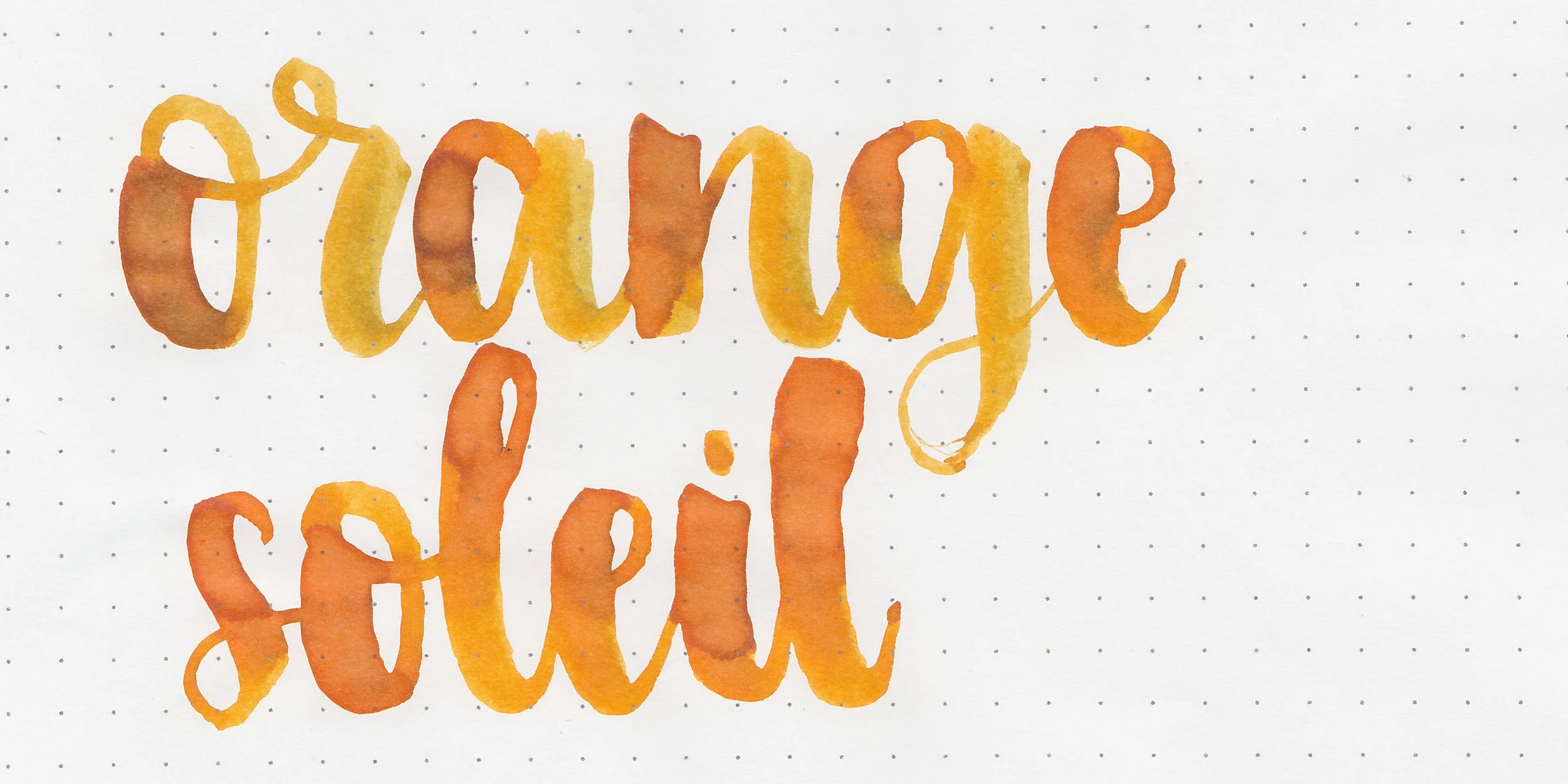 My 10 Favorite Orange Inks — Mountain of Ink