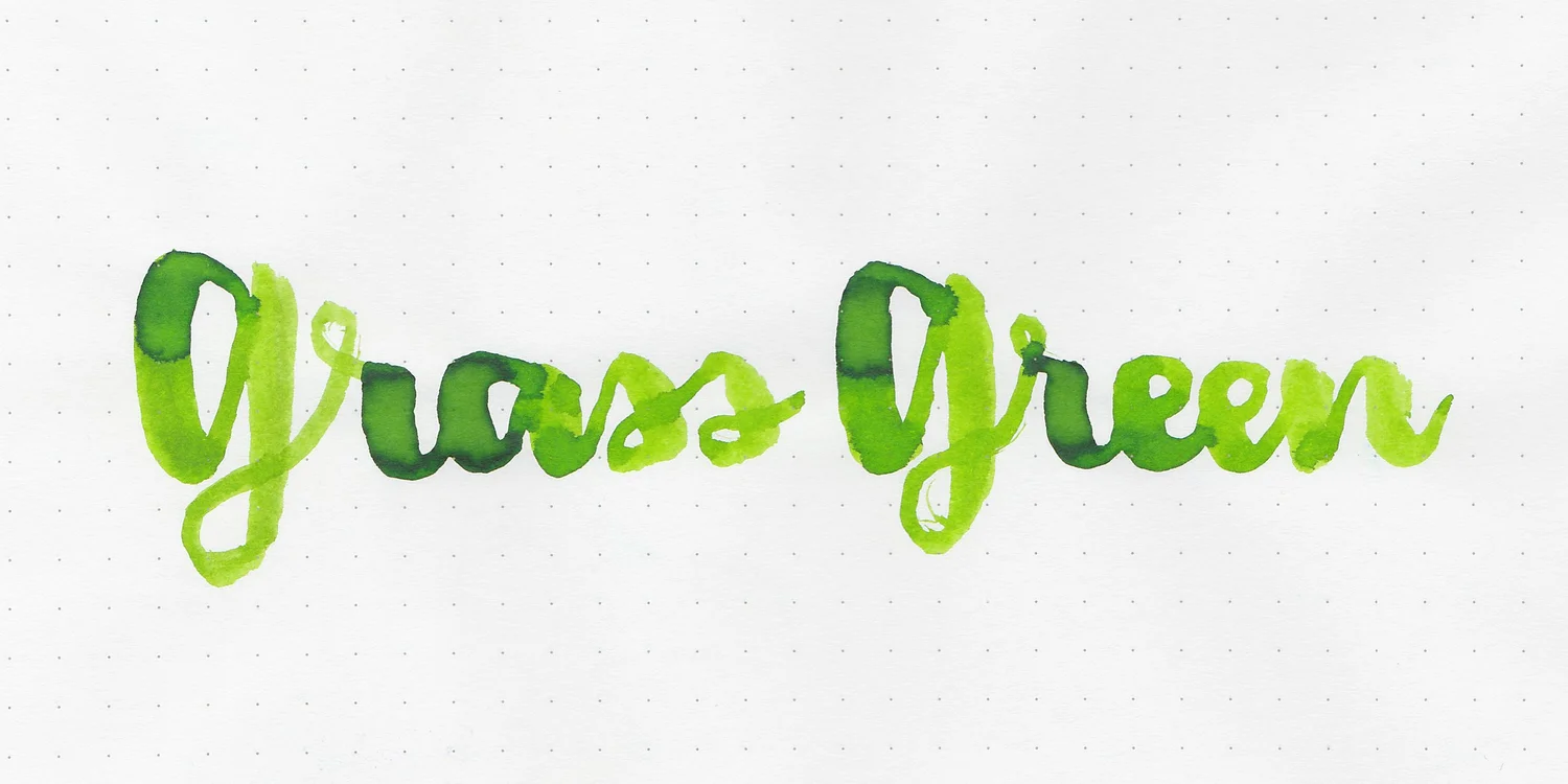 Ink Review #2088: Inkebara Grass Green — Mountain of Ink