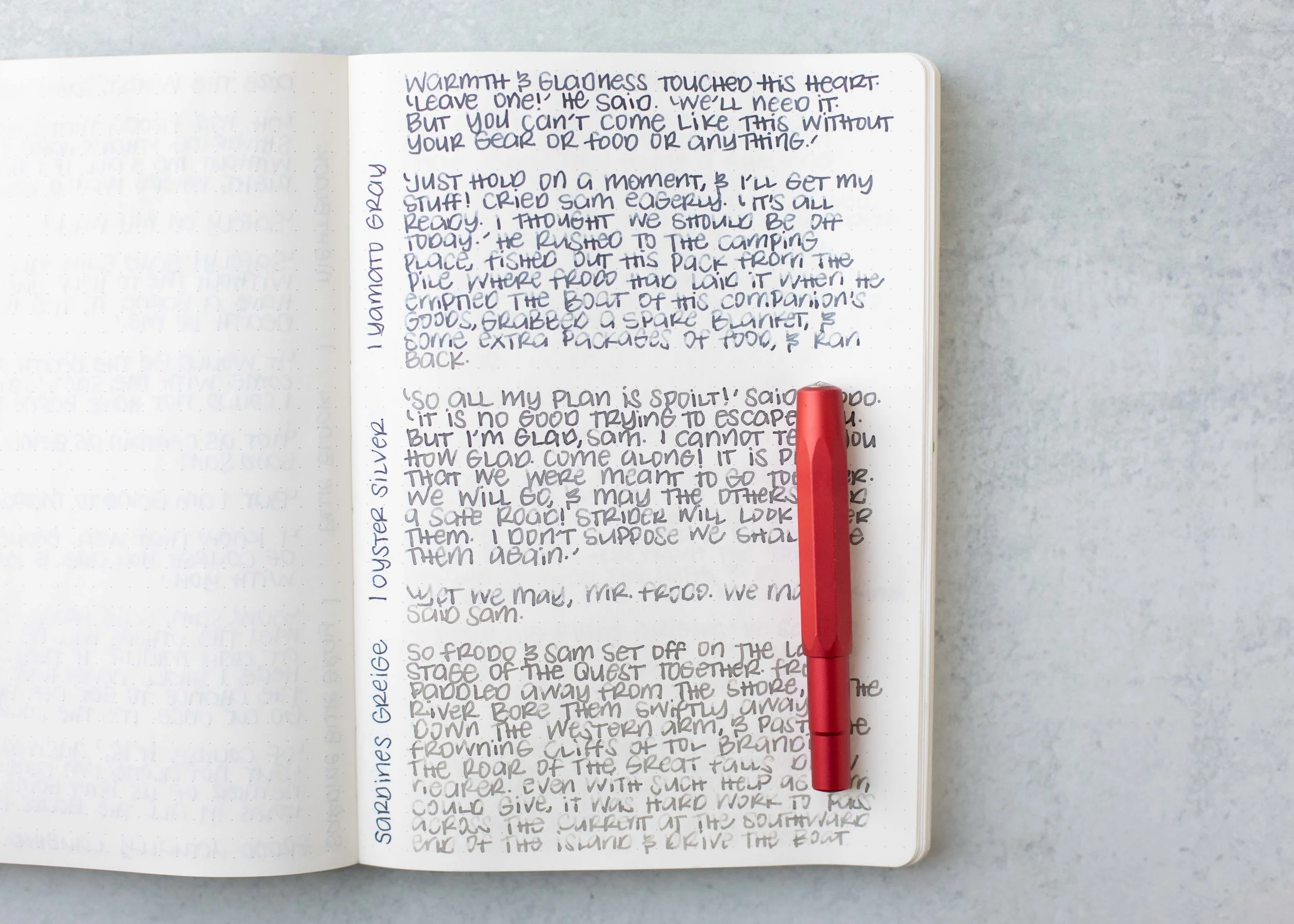Color Traveler Grey Inks — Mountain of Ink