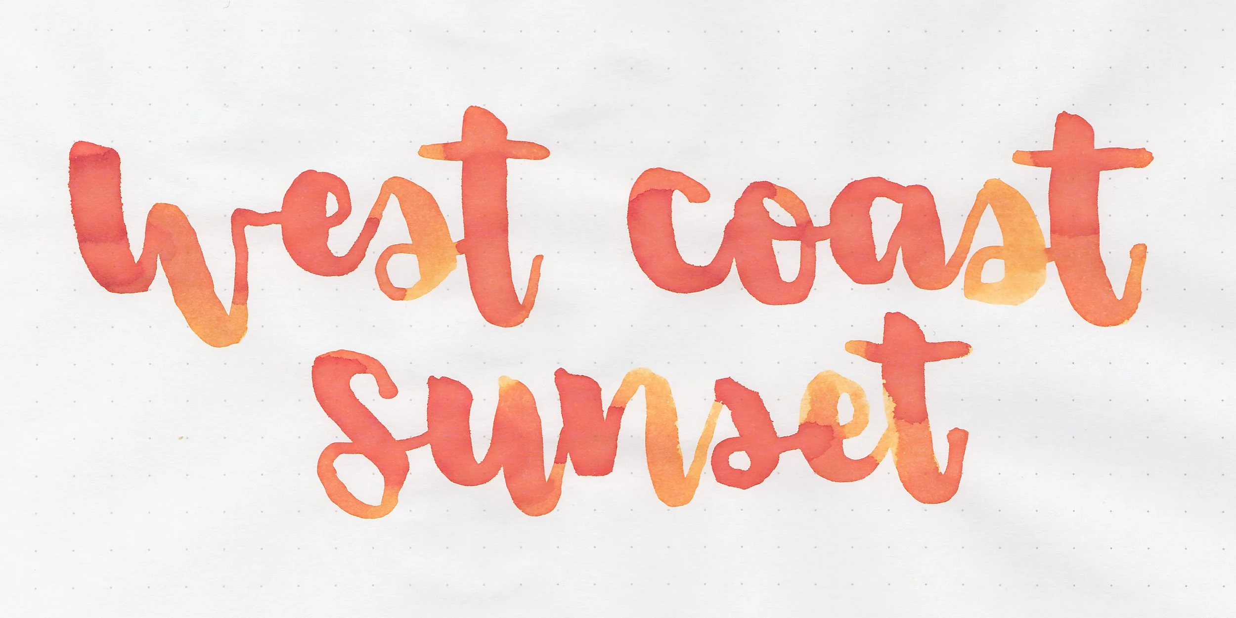 Ink Review #1997: Van Dieman's West Coast Sunset Tangerine — Mountain ...