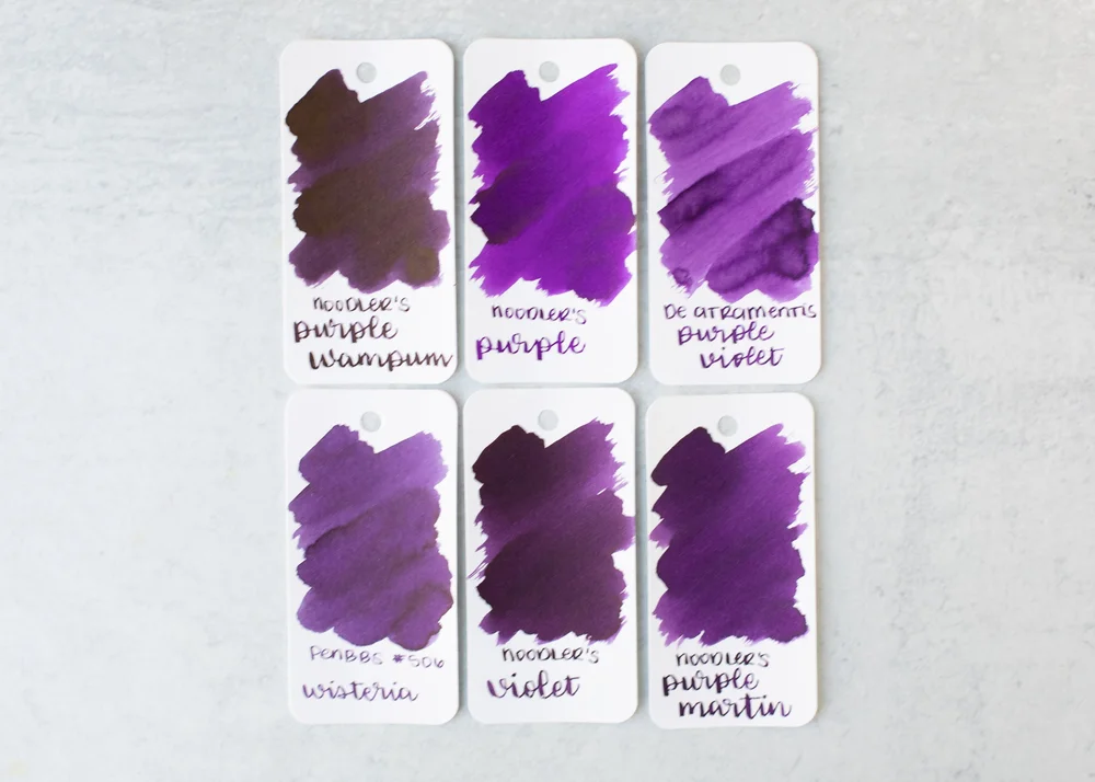 Ink Review #2187: De Atramentis Document Purple Violet — Mountain of Ink