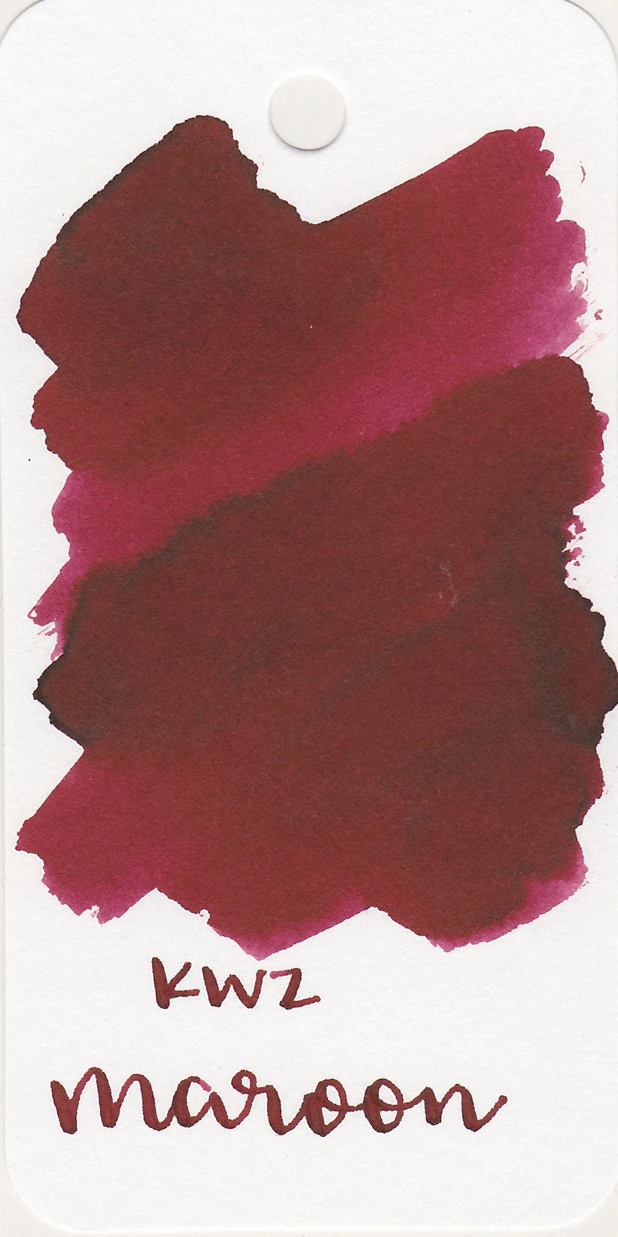 Ink Review #2274: KWZ Maroon — Mountain of Ink