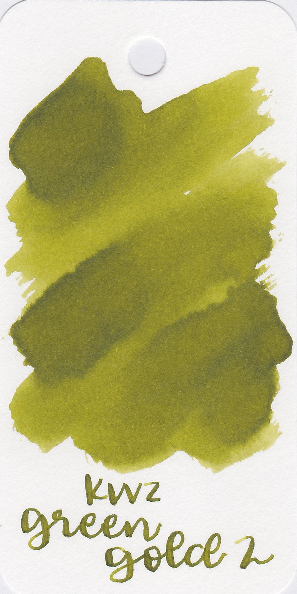Ink Review #2696: KWZ Green Gold 2 — Mountain of Ink