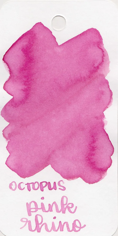Ink Review #2579: Octopus Fluids Pink Rhino — Mountain of Ink