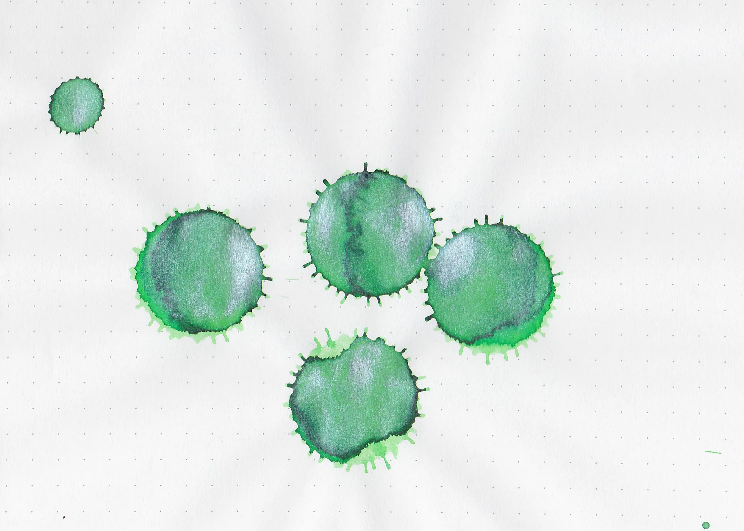 Ink Review #2515: Vinta Yuletide Green - Buko Pandan 1854 — Mountain of Ink