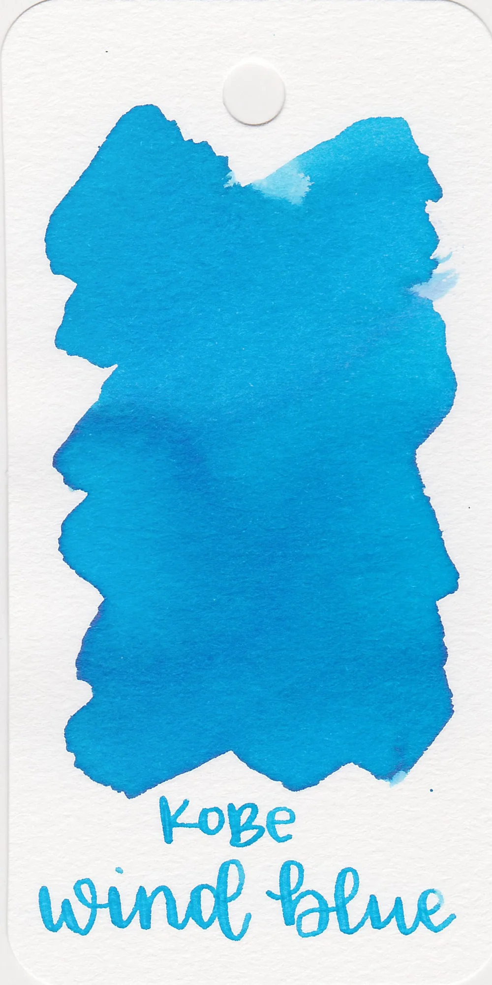 Ink Review #1745: Kobe Wind Blue — Mountain of Ink