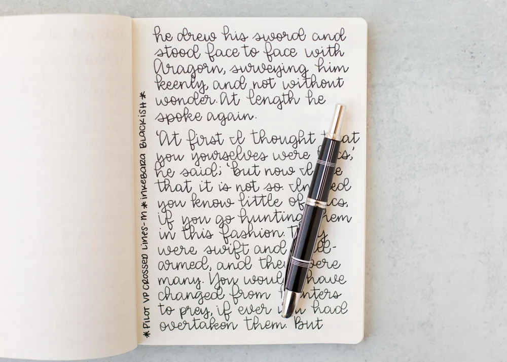 Ink Review #2406: Inkebara Blackish — Mountain of Ink