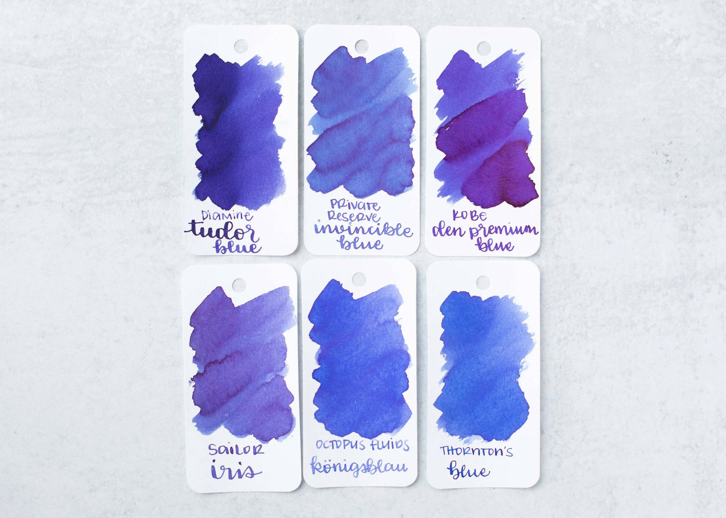 Ink Review #2034: Private Reserve Invincible Blue — Mountain of Ink