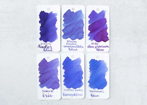 Ink Review #2034: Private Reserve Invincible Blue — Mountain of Ink