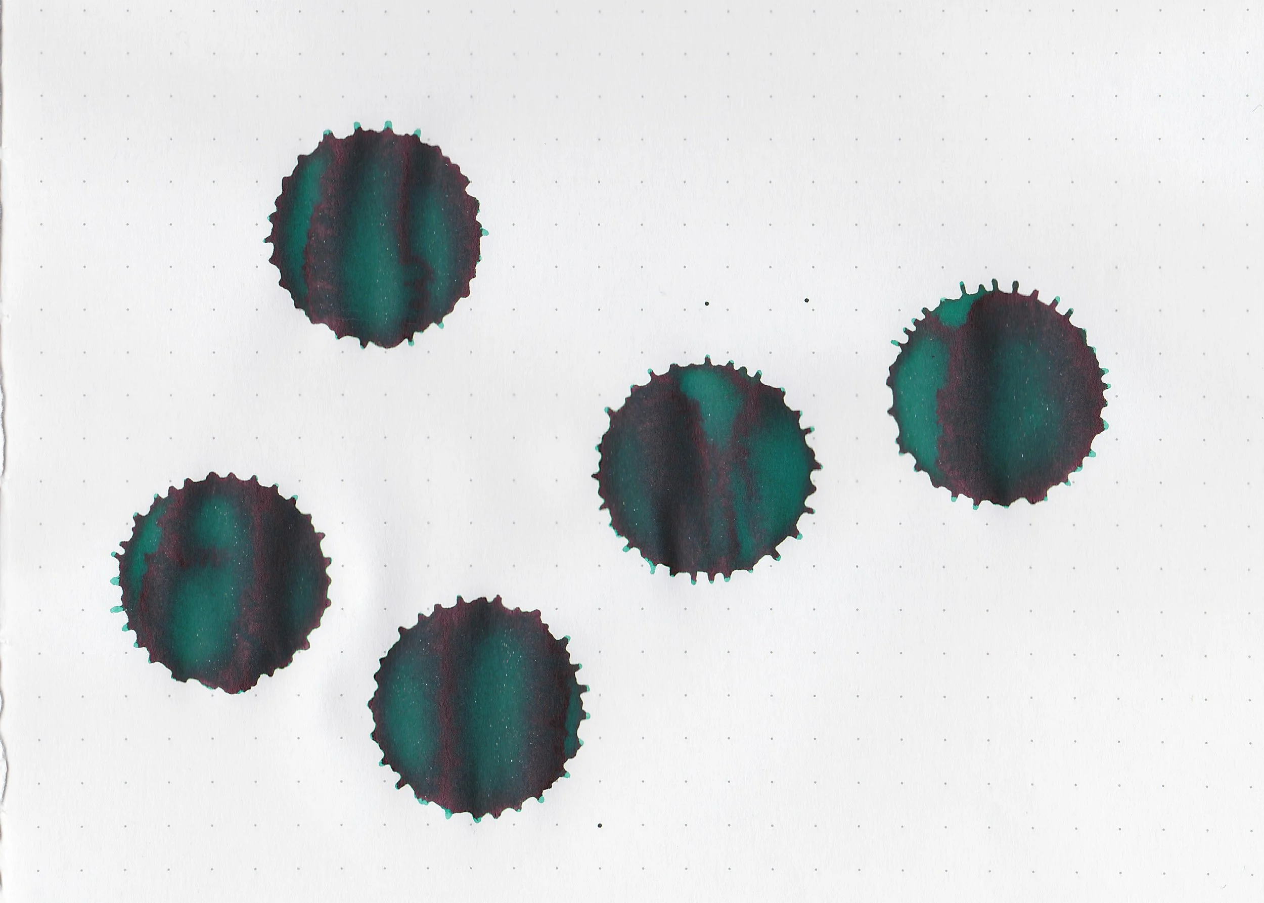 Ink Review #2529: Papier Plume Forest Green — Mountain of Ink