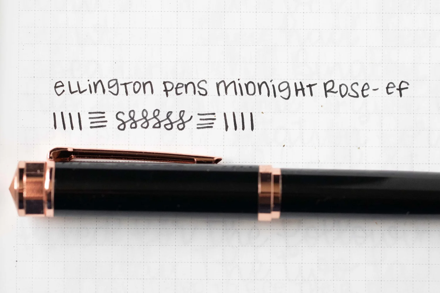 Ellington Pens Midnight Rose Fountain Pen — Mountain of Ink