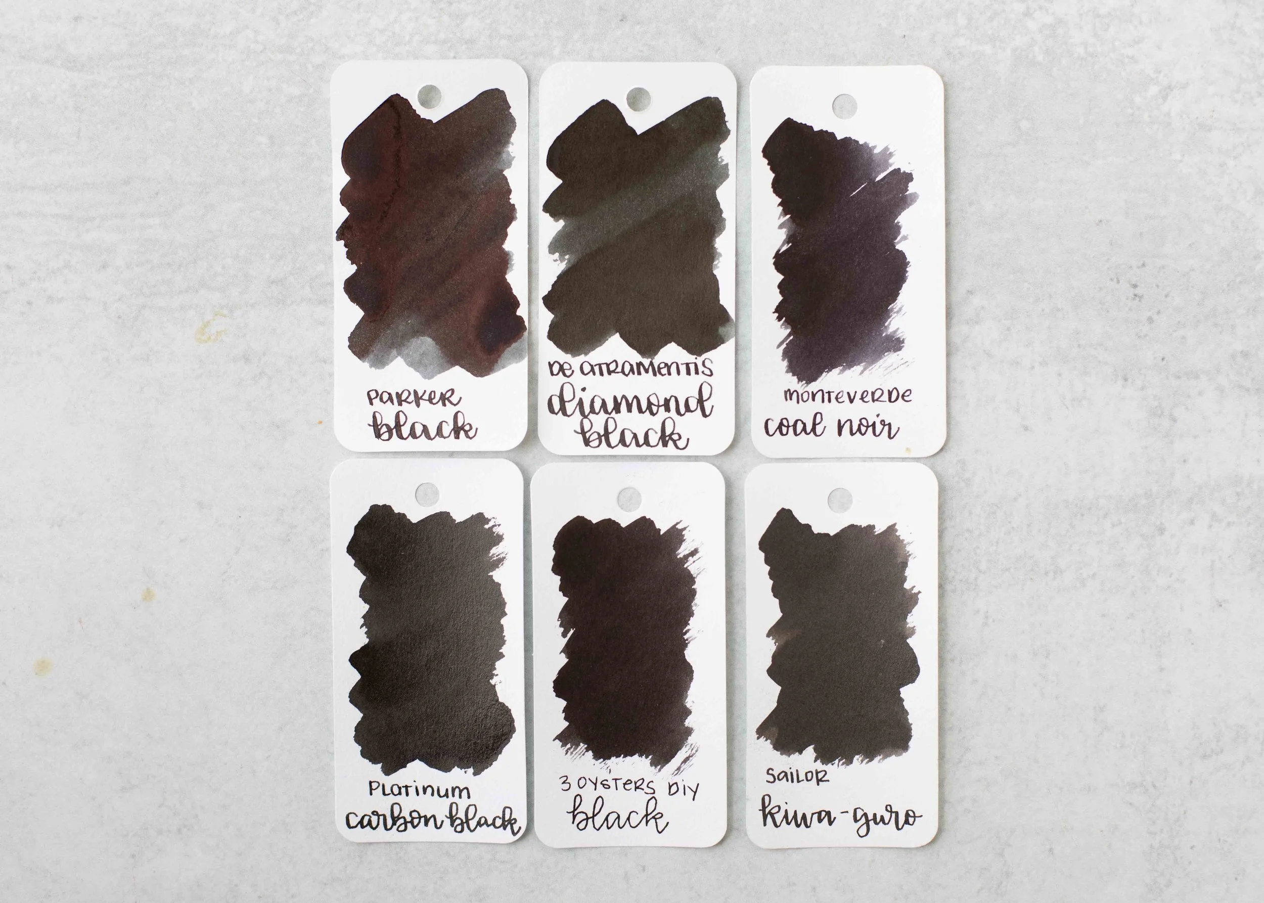 Ink Review #2558: De Atramentis Diamond Black — Mountain of Ink