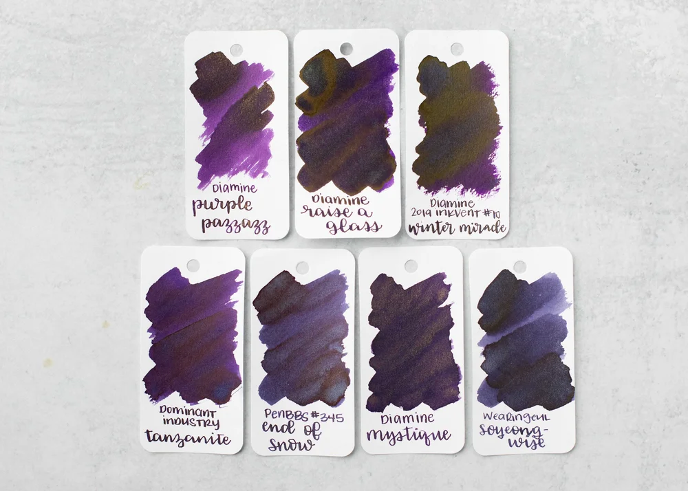 Diamine Inkvent 2023 Days 21-25 — Mountain of Ink