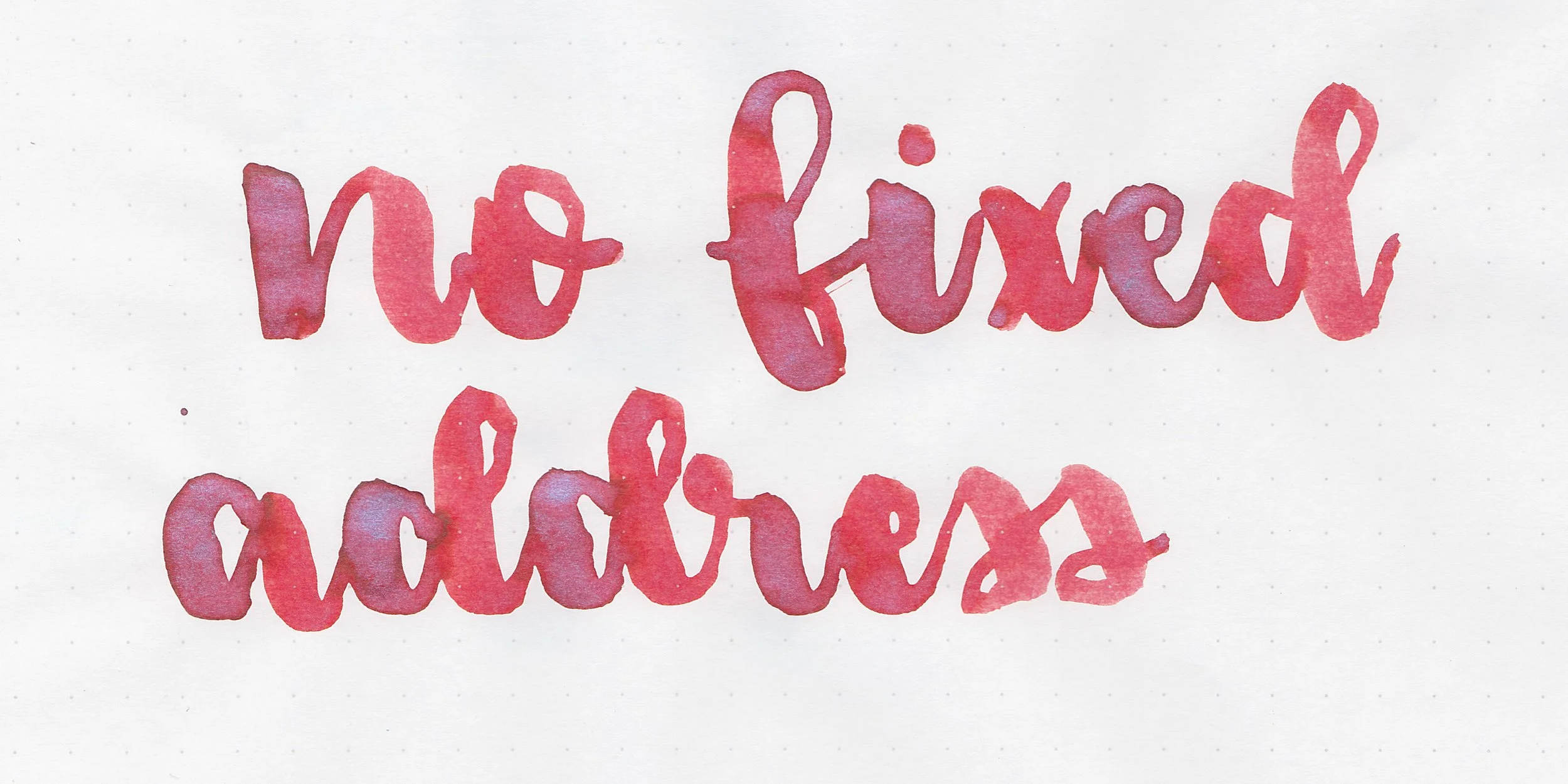 Ink Review #2012: Robert Oster No Fixed Address — Mountain of Ink