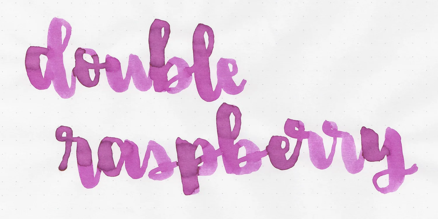 Ink Review #1755: Ferris Wheel Press Double Raspberry — Mountain of Ink