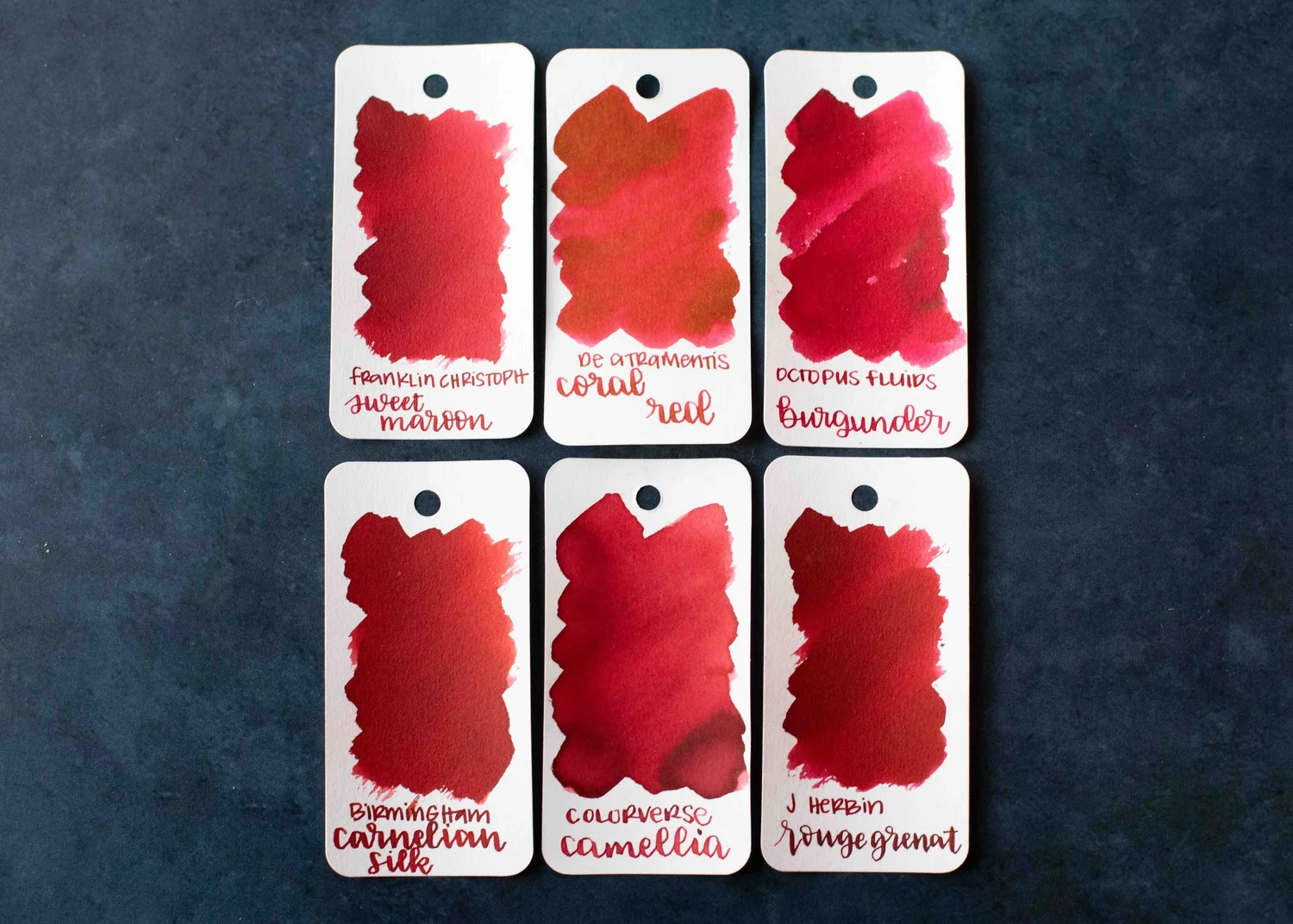 Ink Review #2893: De Atramentis Coral Red — Mountain of Ink
