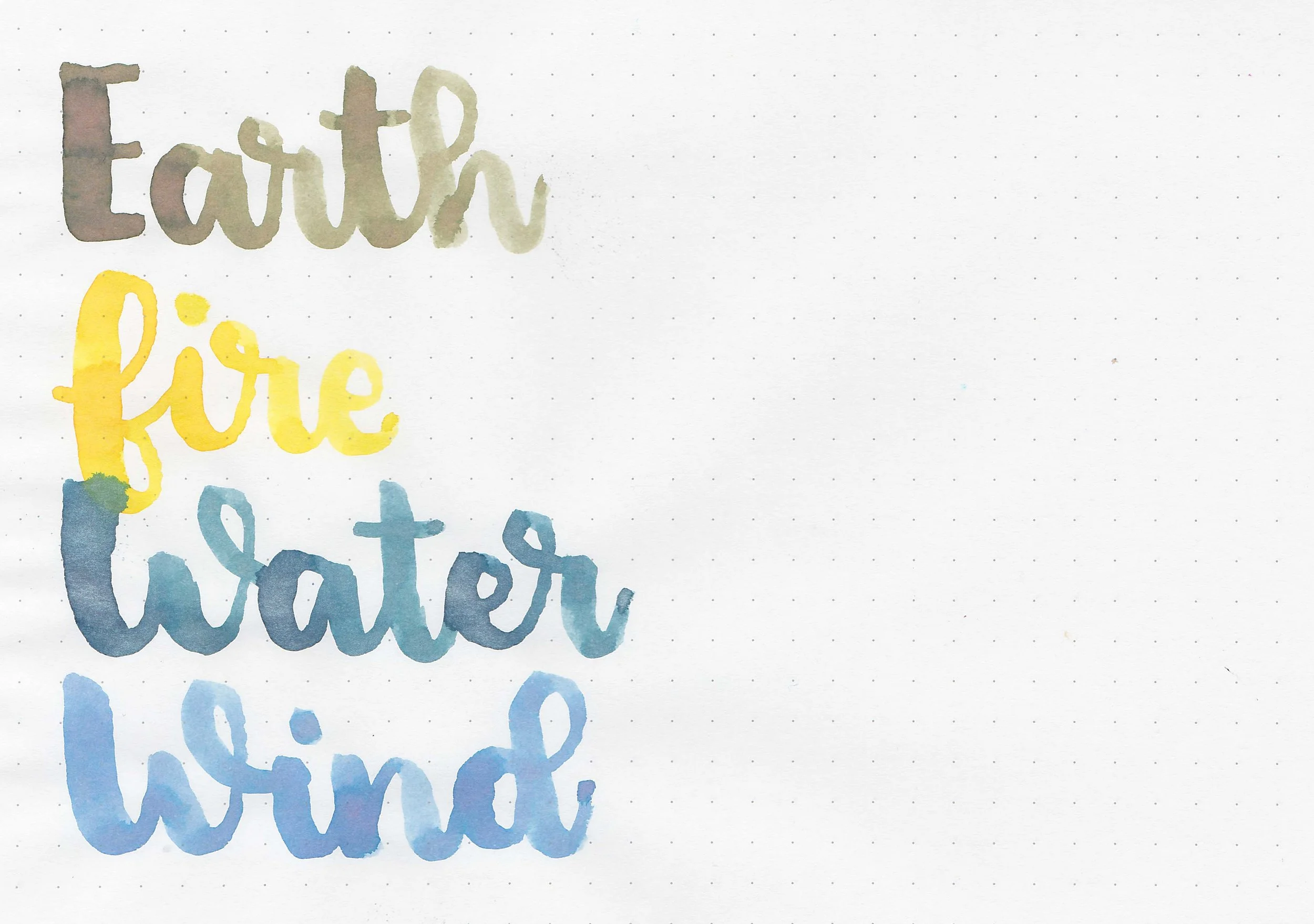 Robert Oster Elements Inks — Mountain of Ink