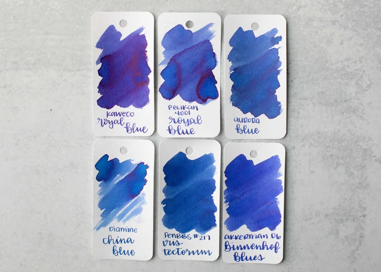 Ink Review #2457: Pelikan 4001 Royal Blue — Mountain of Ink