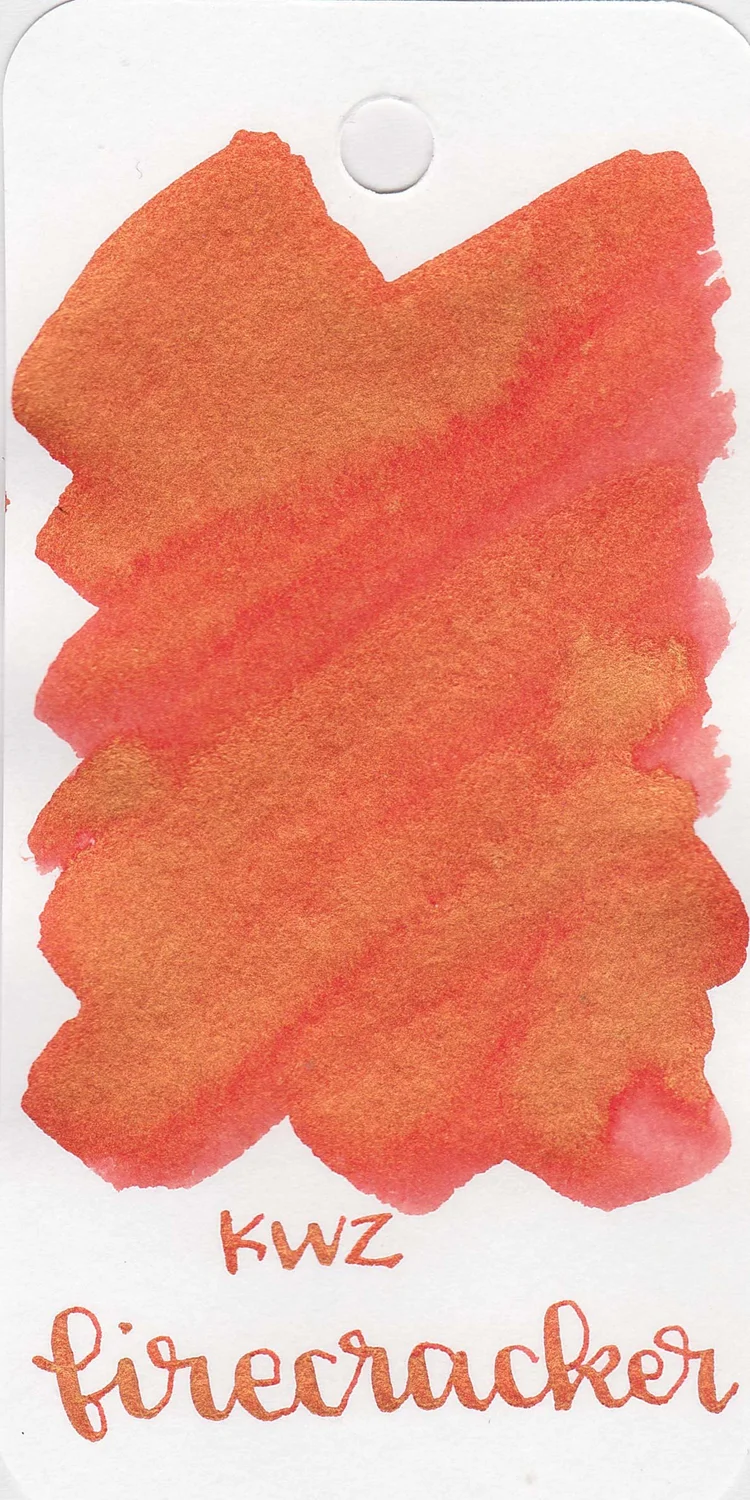 Ink Review #2662: KWZ Firecracker — Mountain of Ink