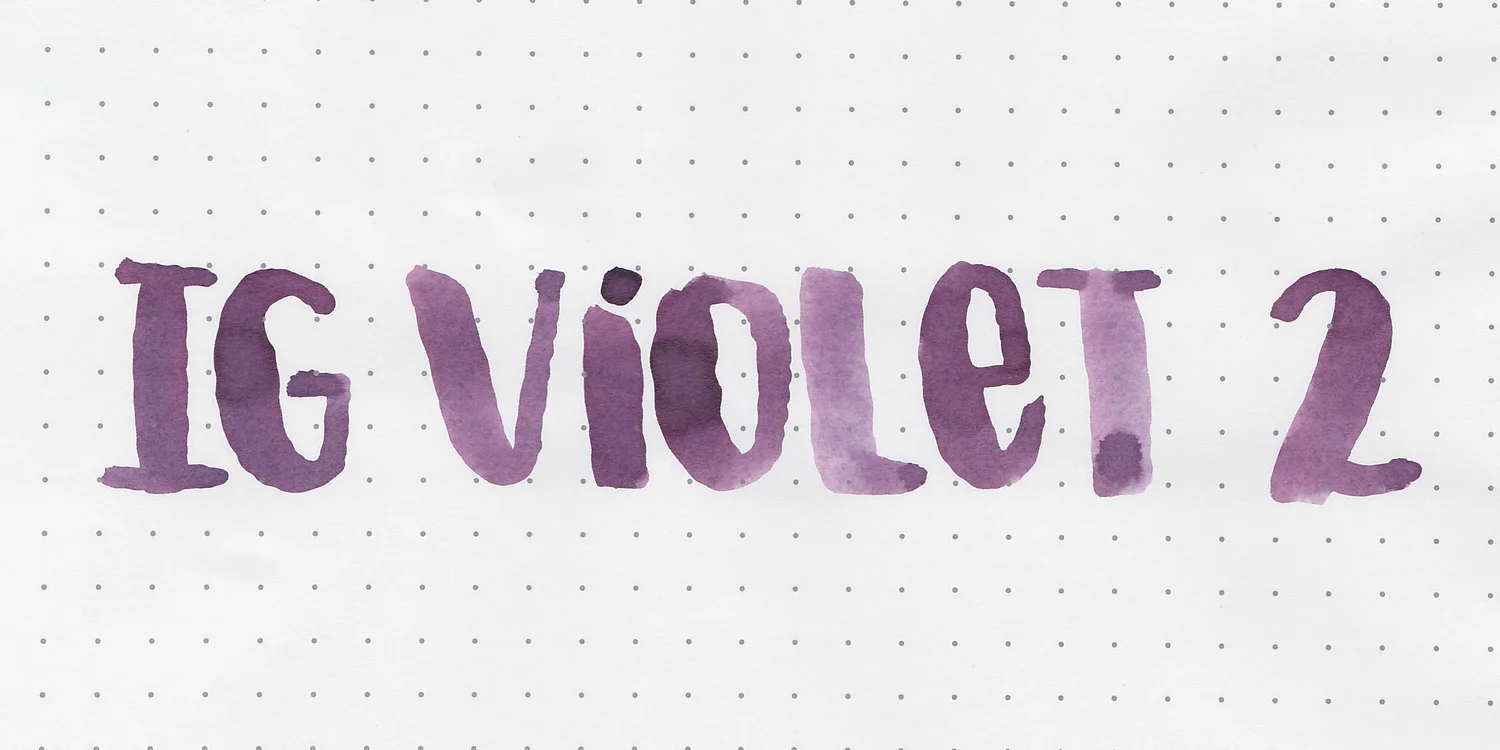 Ink Review #2152: KWZ IG Violet 2 — Mountain of Ink