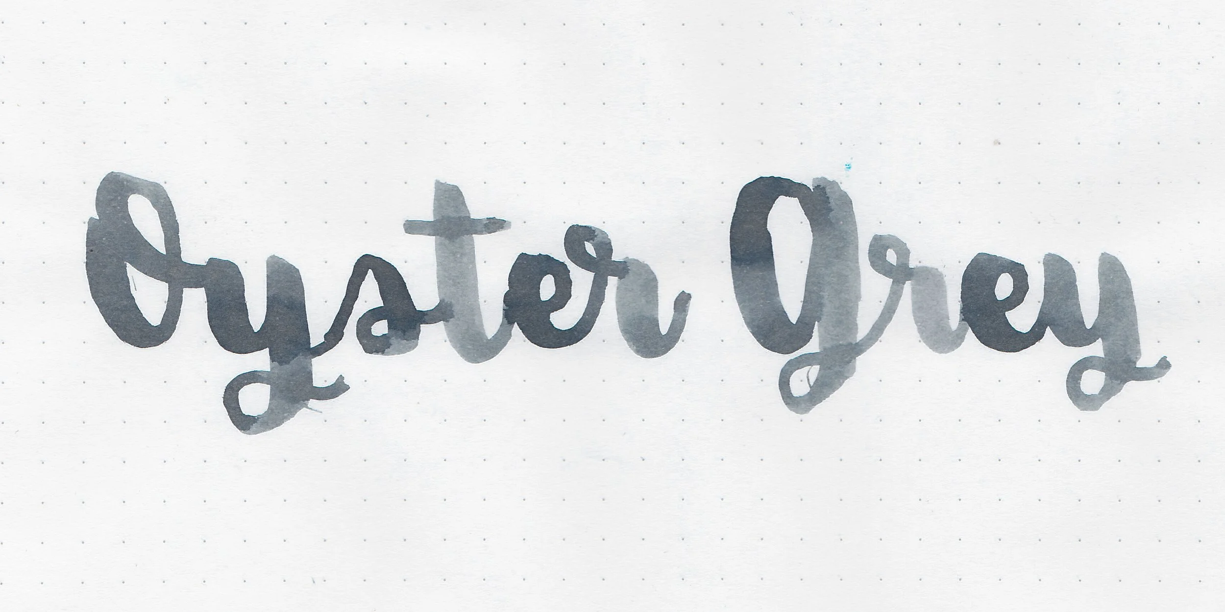 Ink Review #2591: Papier Plume Oyster Grey — Mountain of Ink