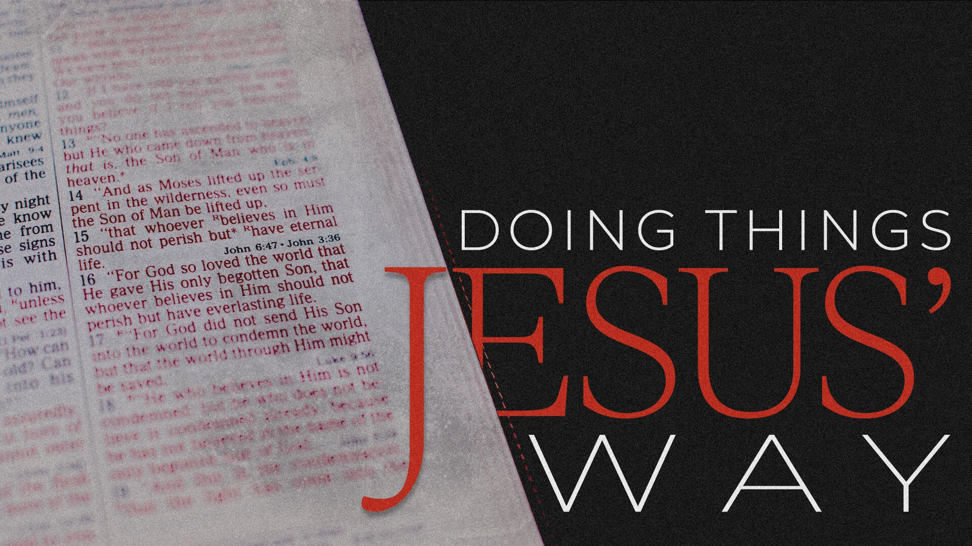 Doing Things Jesus' Way — Living Hope Baptist Church