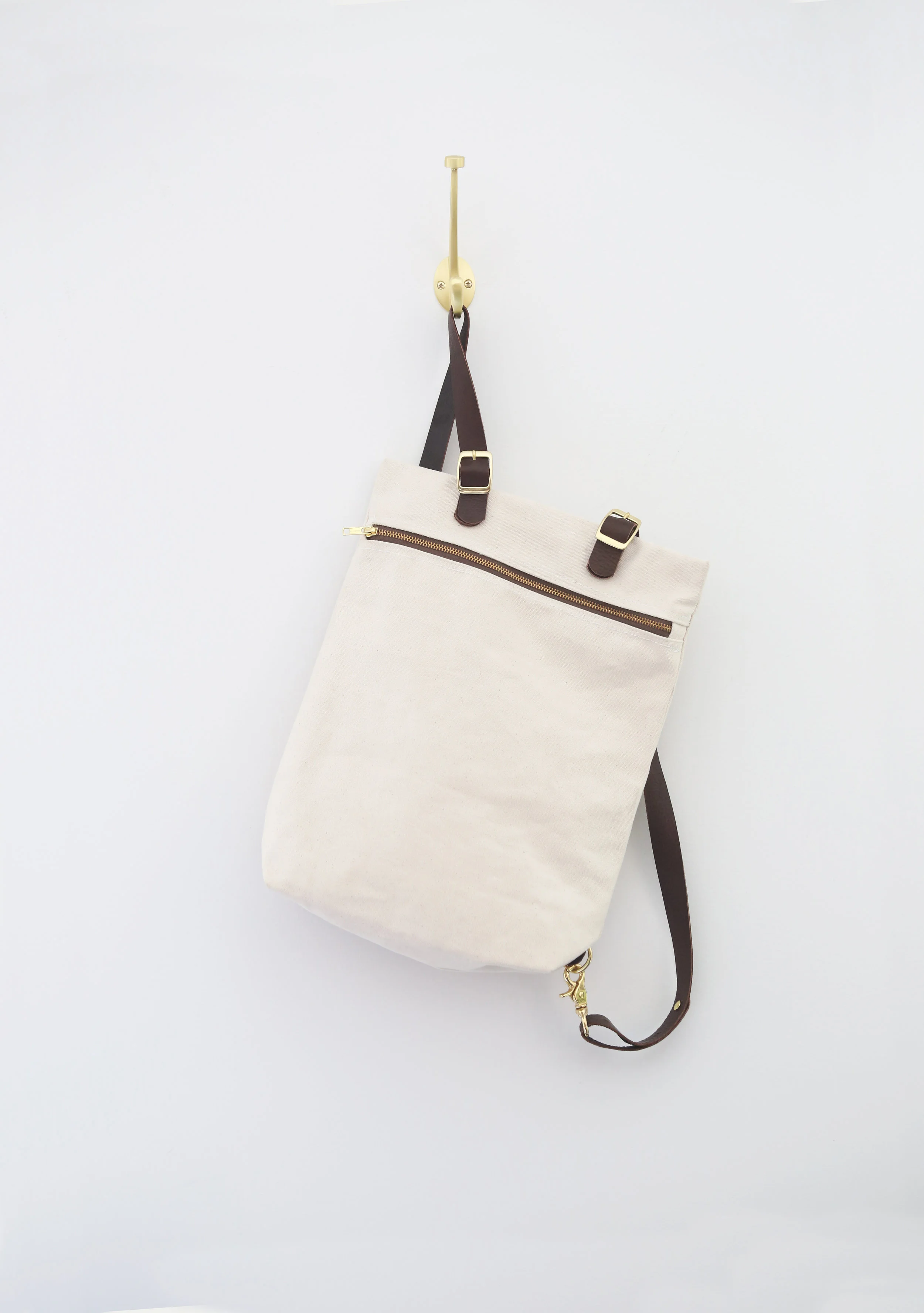 Natural Canvas Backpack — Winter Project Artist