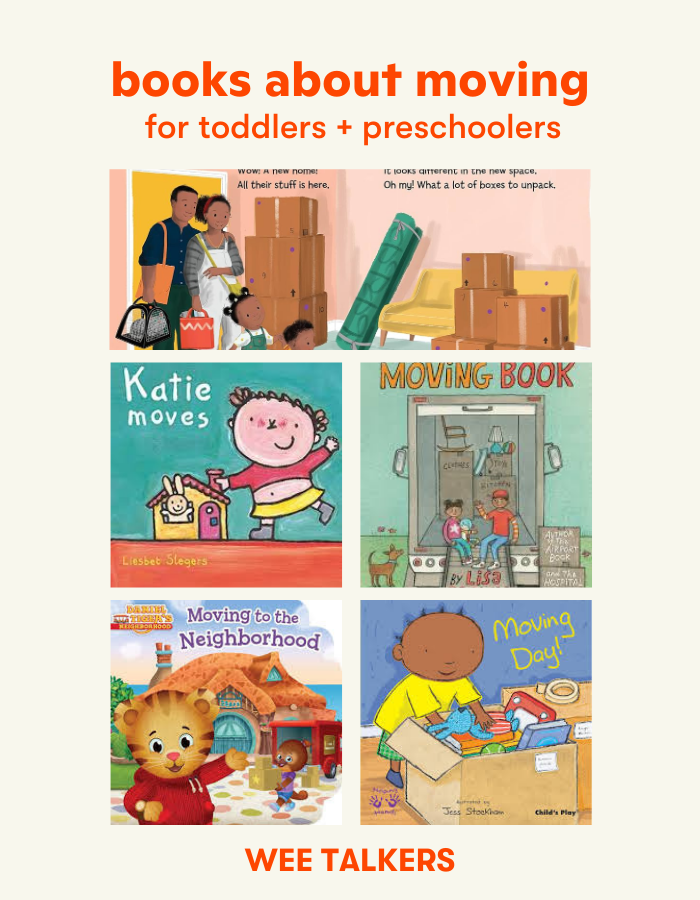Books to help toddlers and preschoolers prepare for a move | Wee Talkers